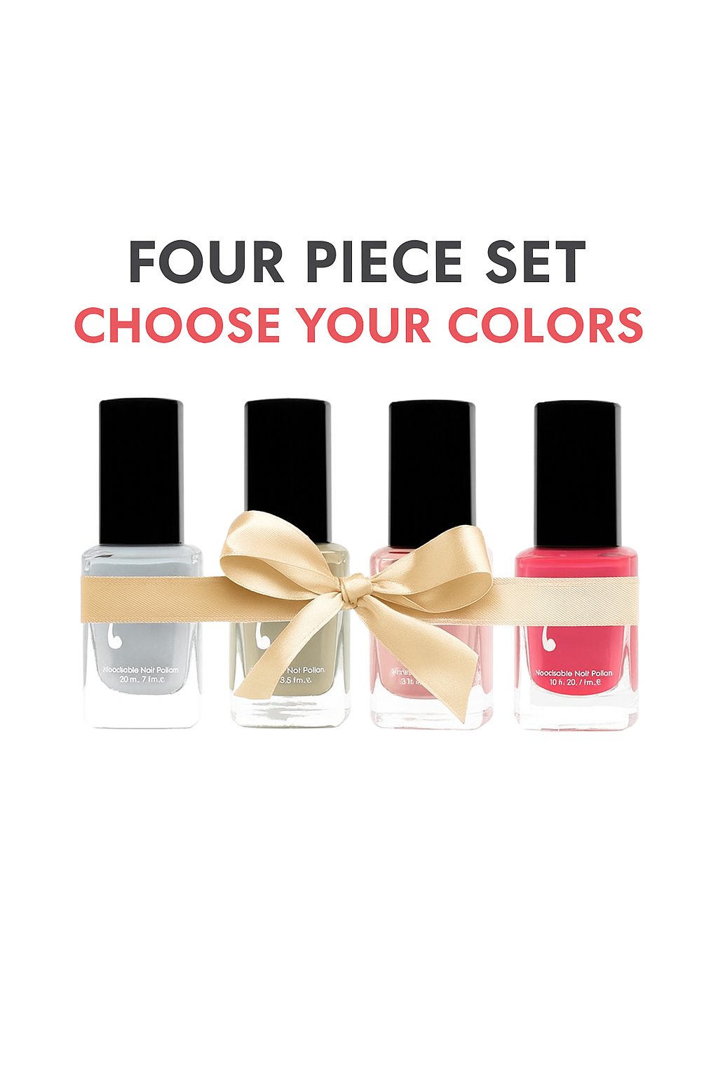 Nail Polish Set 4 Piece (Choose Your Colours) – 786 Cosmetics UK